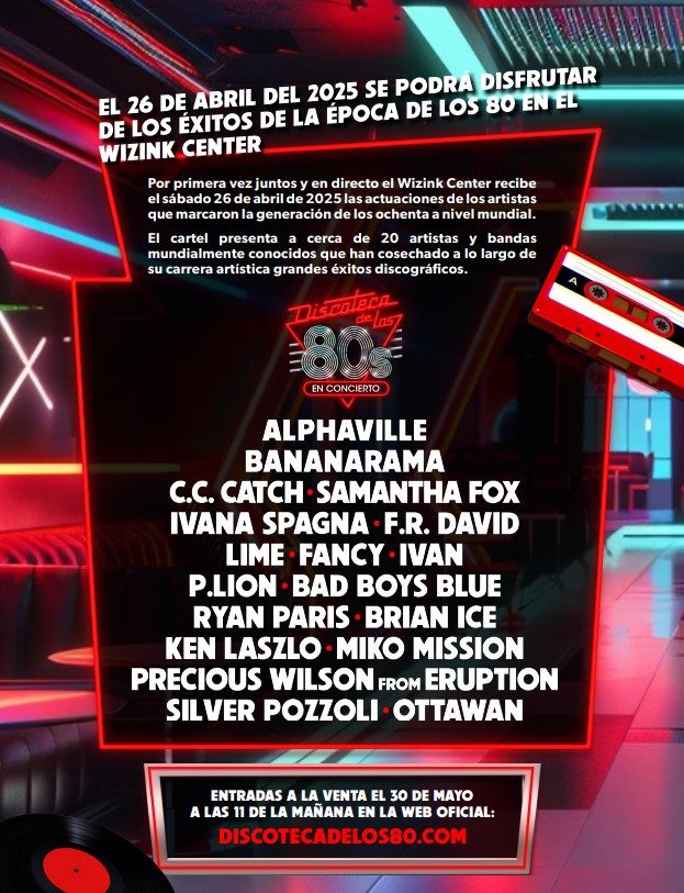 ¡Discoteca de los 80´s! – KISS FM